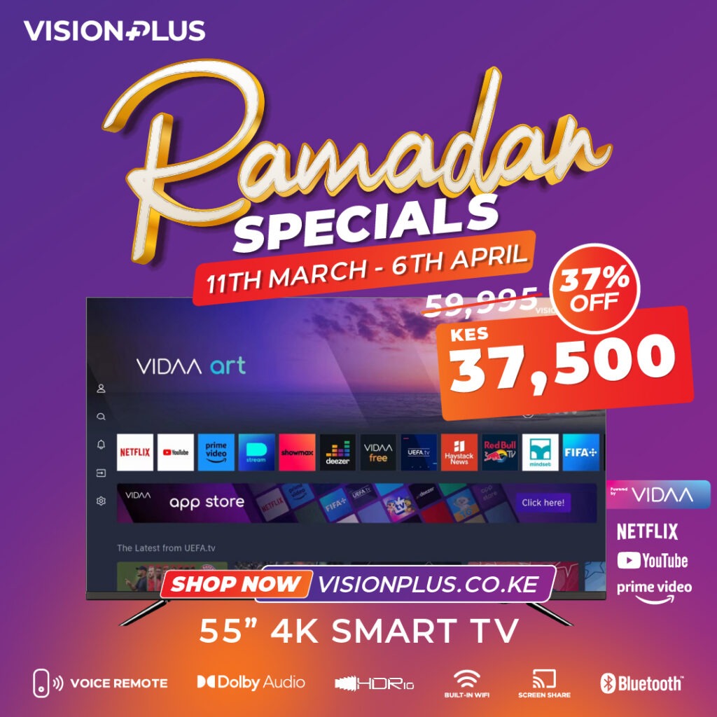 55″ 4K Frameless V+ OS Smart TV | Buy Quality TVs Online